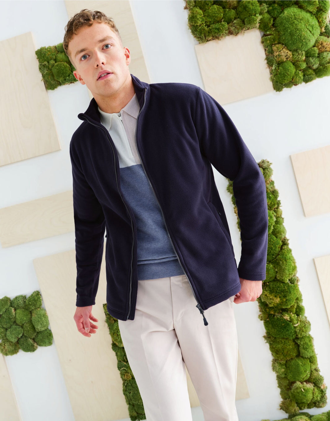 Buy Mens Fleeces, Fleece Jackets | Logo Free Clothing